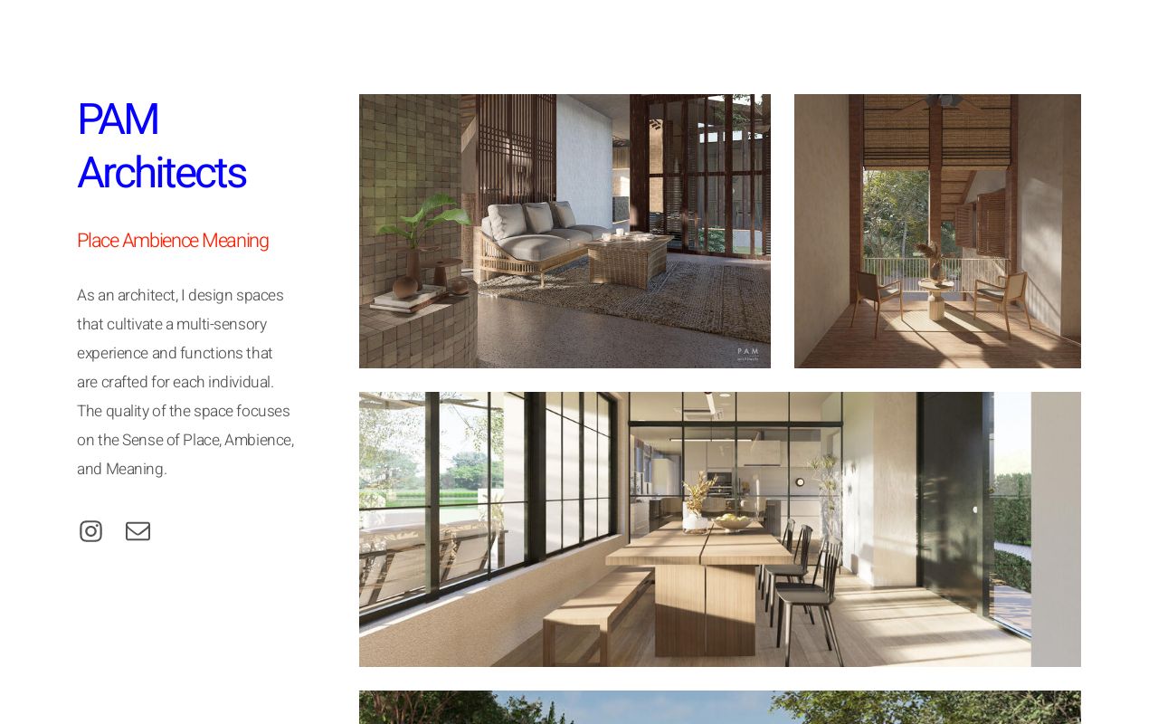 PAM architect portfolio